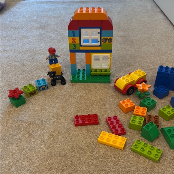 Lego | Toys | Lego Duplo Building Set With Figures And Blocks | Poshmark